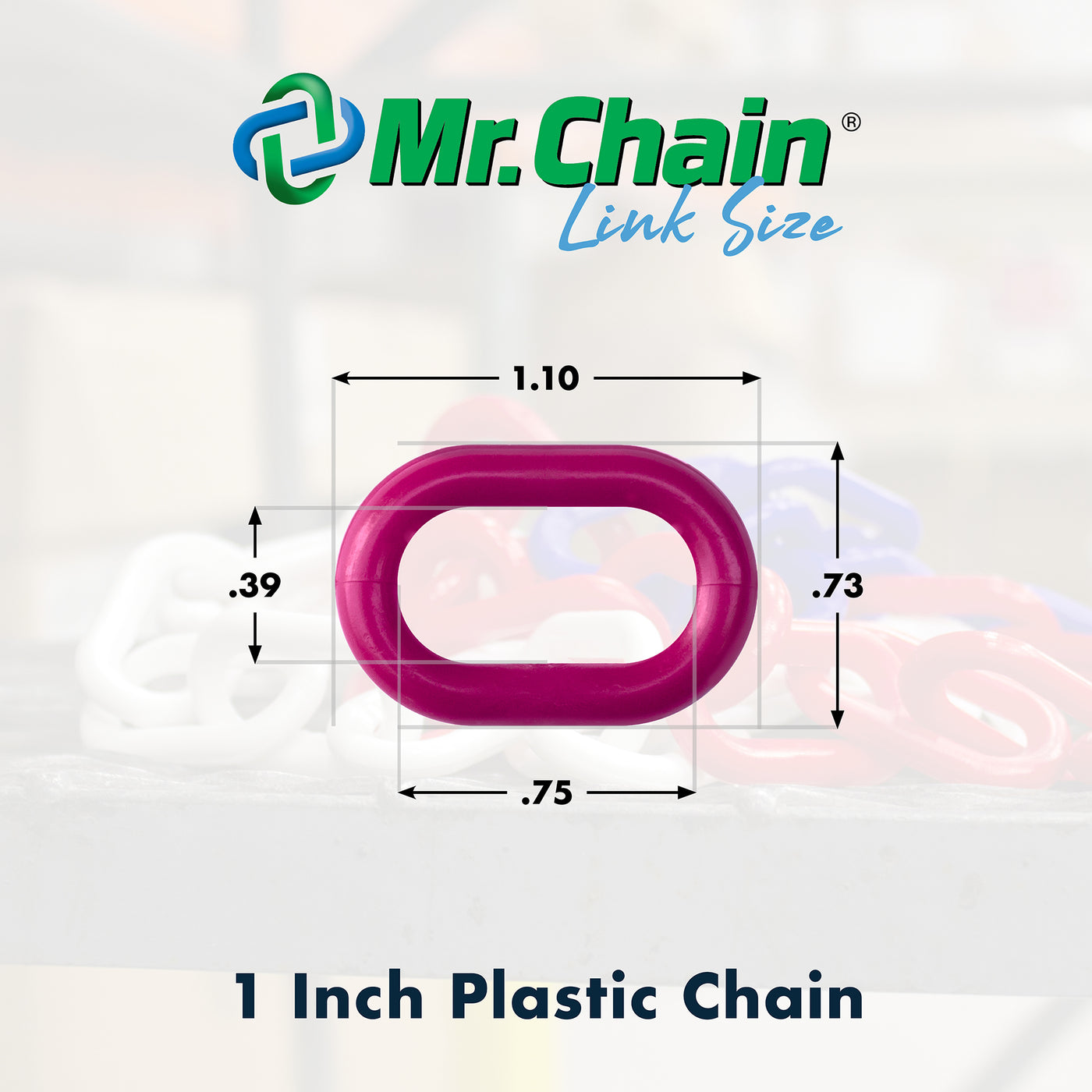 Red Plastic Chain — Mr. Chain