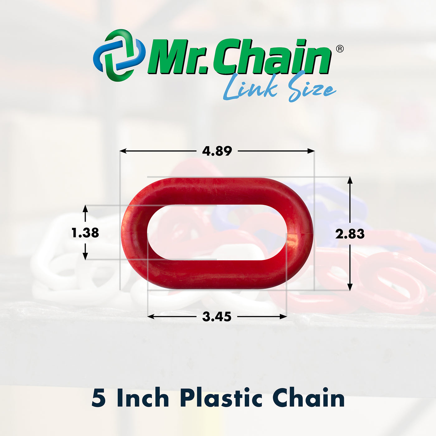 Green Plastic Chain — Mr. Chain