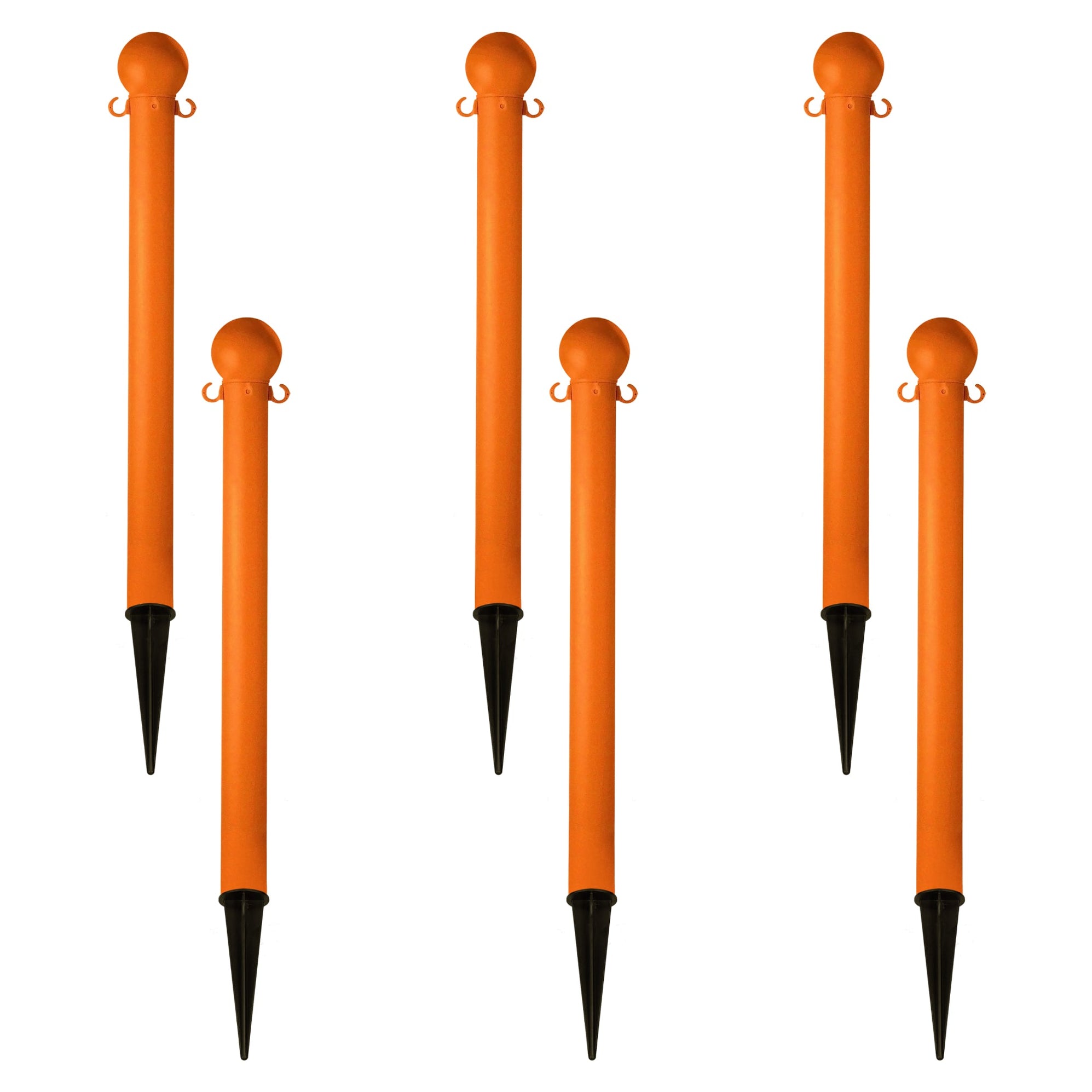 Safety Orange Ground Poles — Mr. Chain