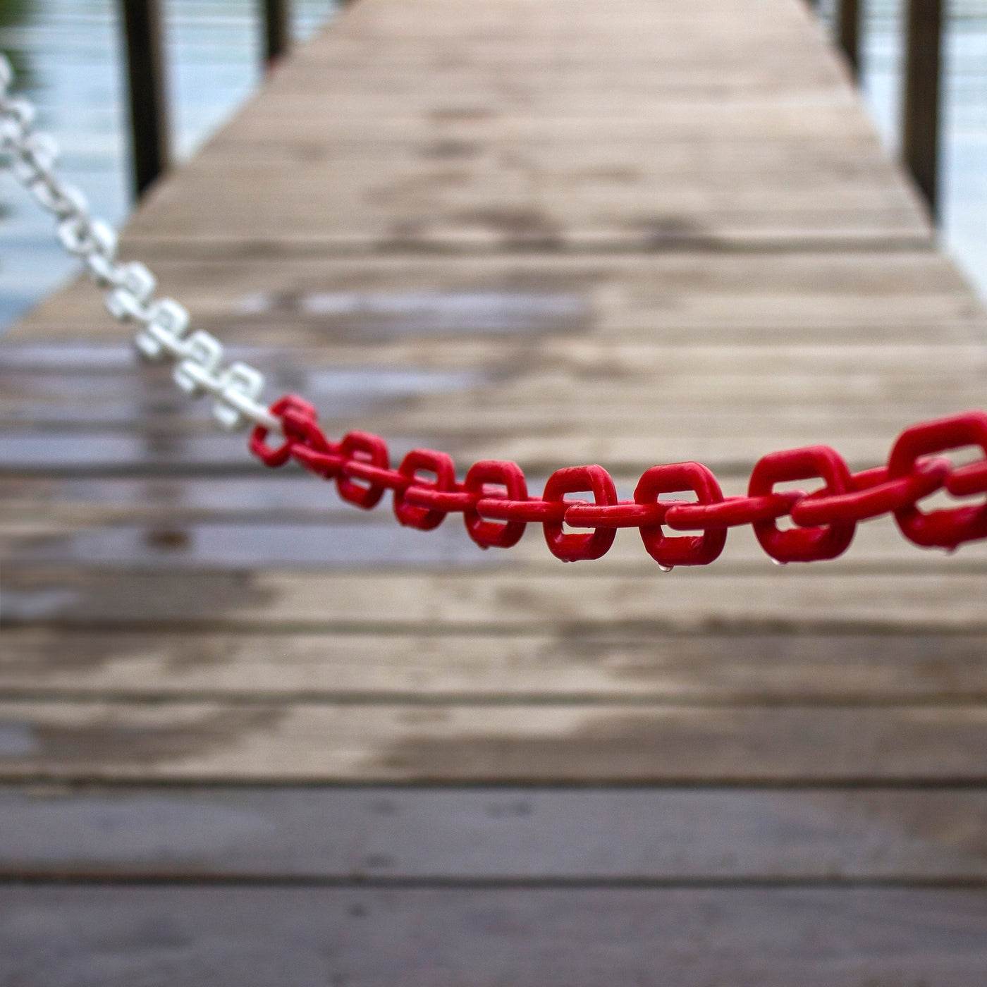 Blue and White Plastic Chain — Mr. Chain