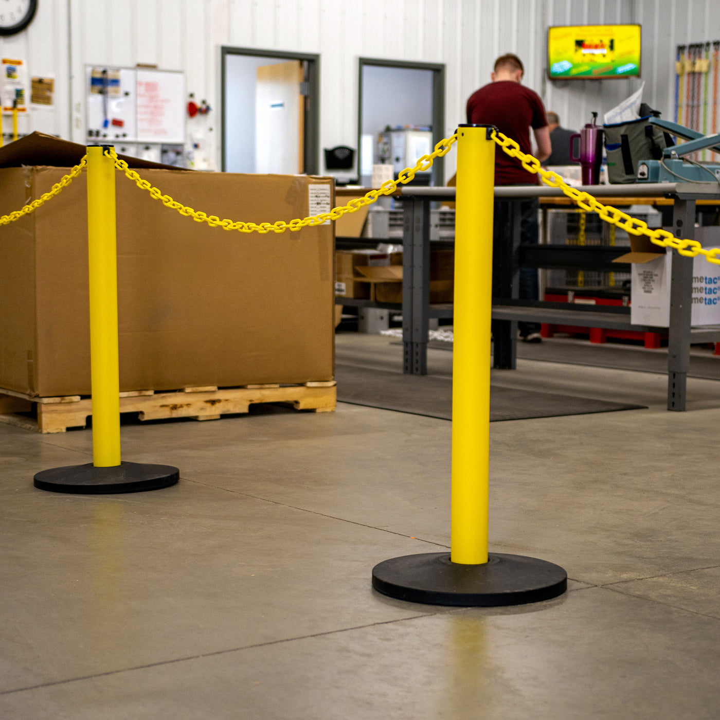 Industrial Stanchions — Mr. Chain