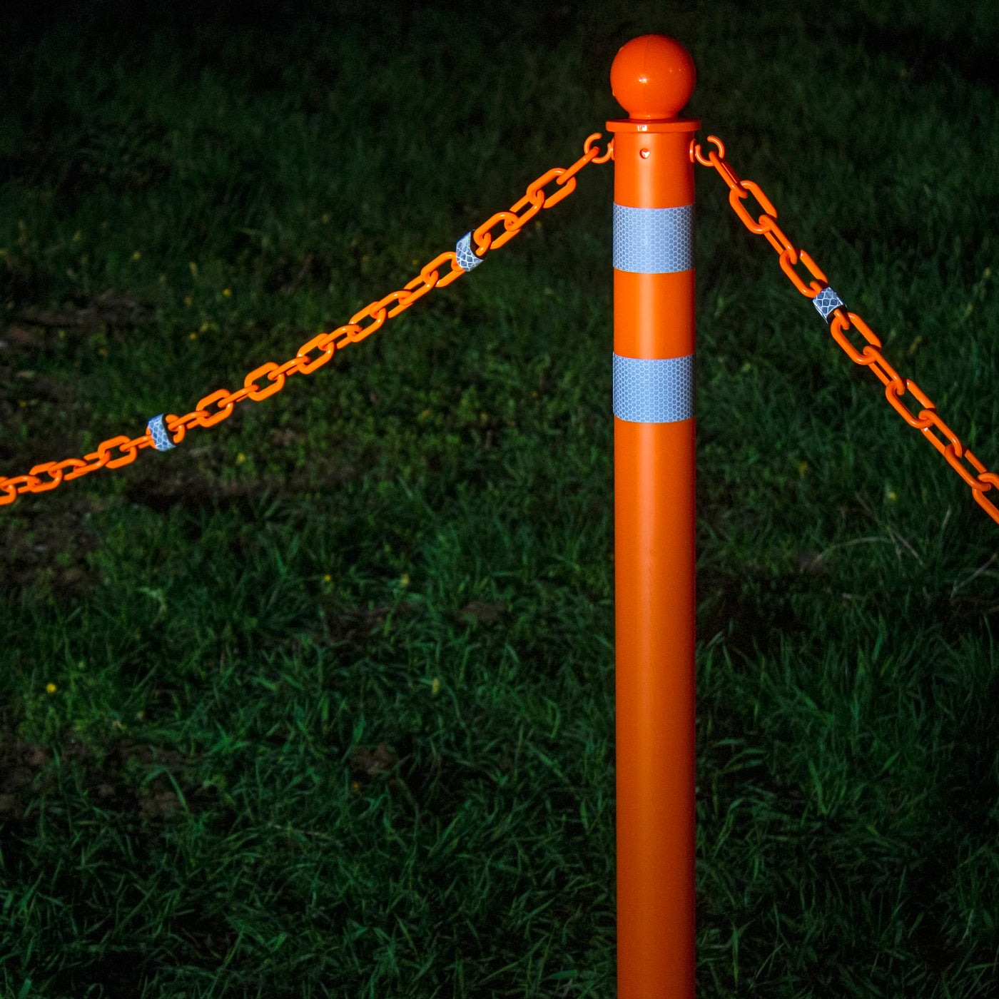 Reflective Stanchion Kits with Plastic Chain — Mr. Chain