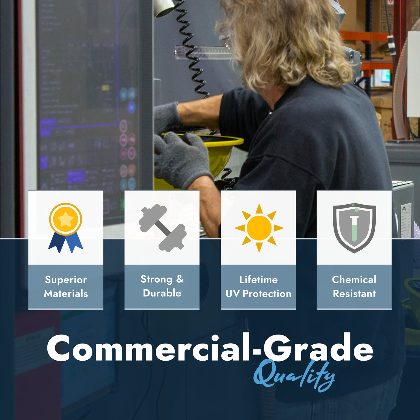 Stowable Stanchion Kits with Plastic Chain — Mr. Chain