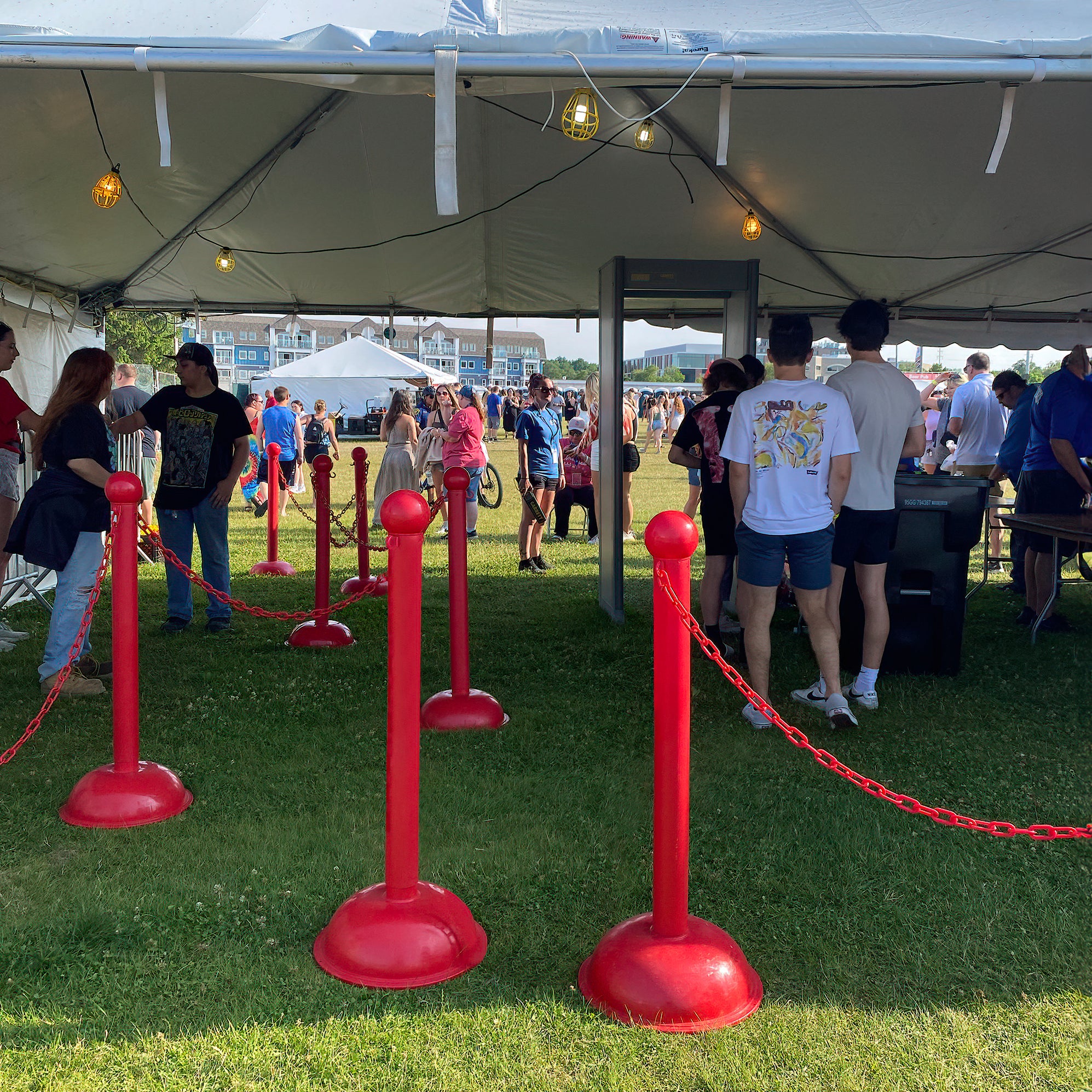 Stowable Stanchion Kits with Plastic Chain — Mr. Chain