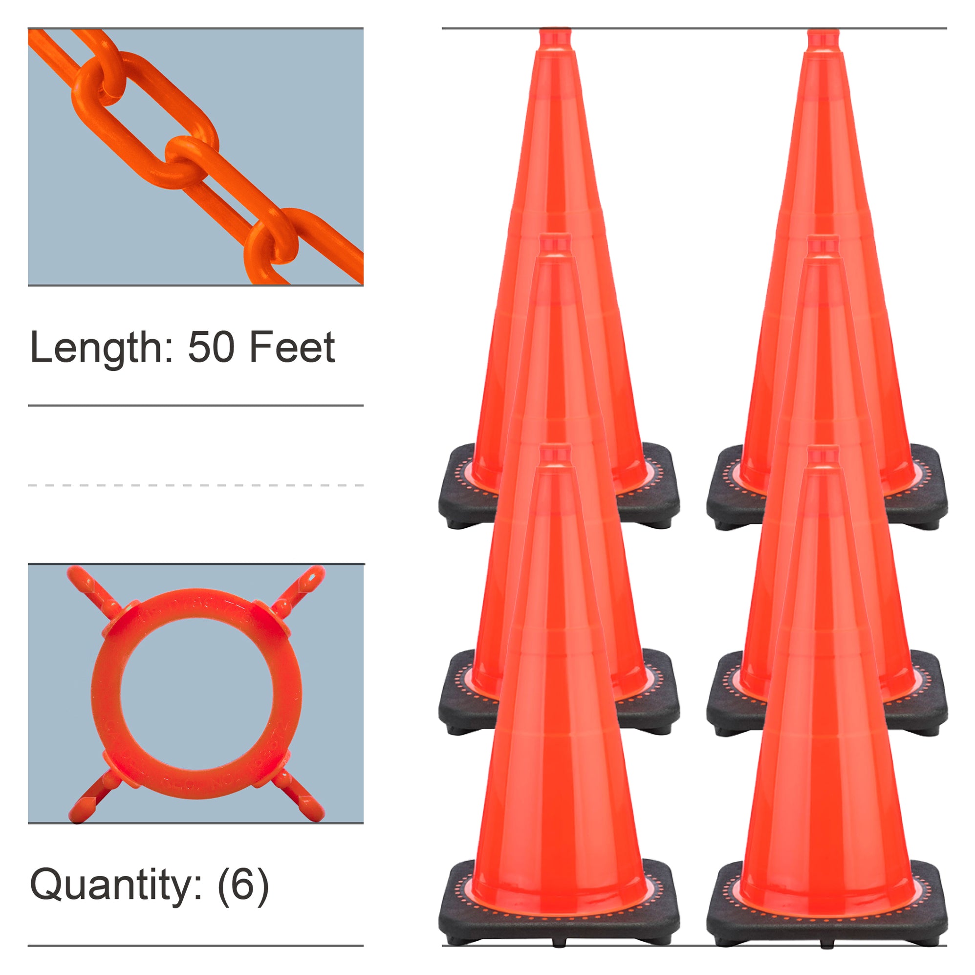 Traffic Cone and Chain Kits — Mr. Chain