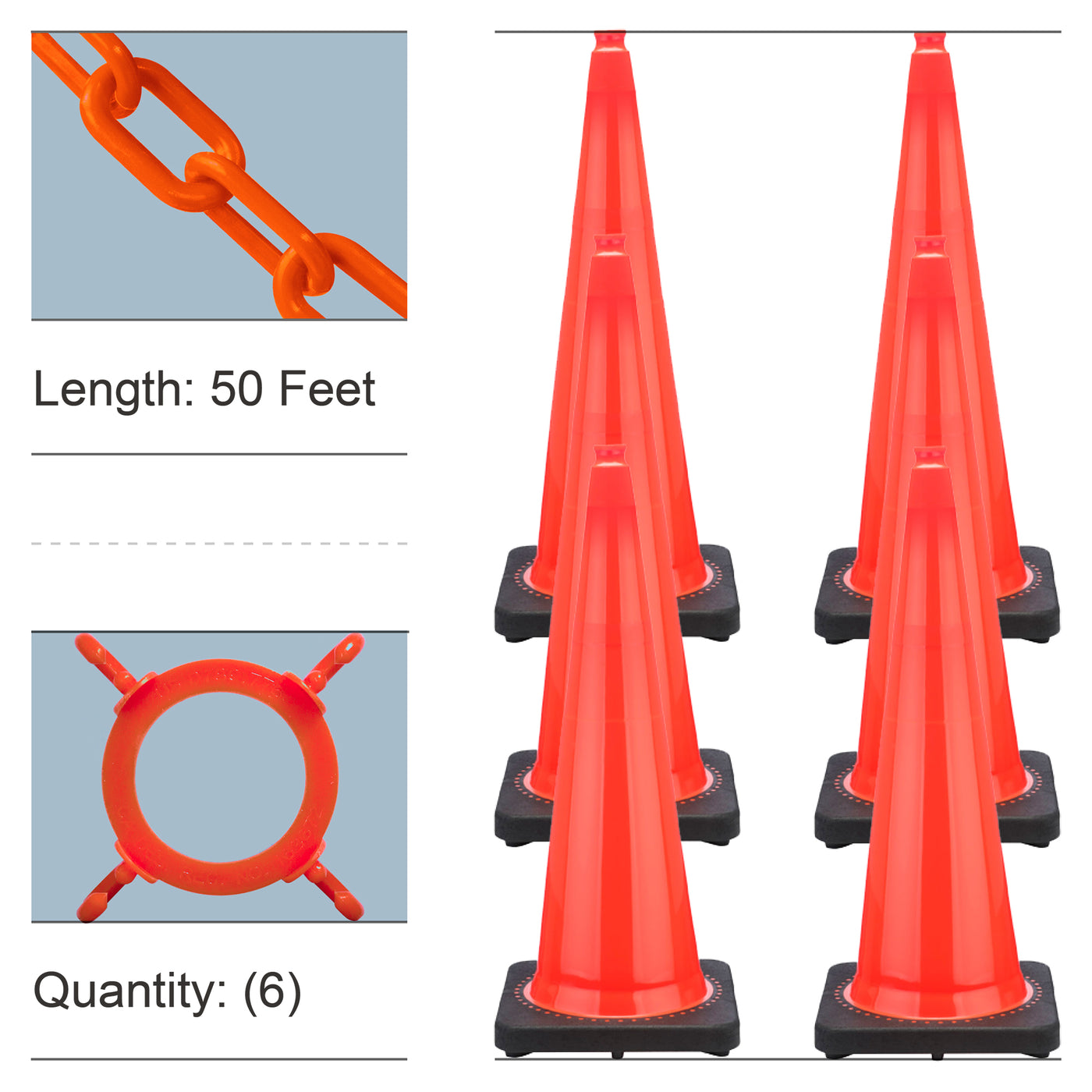 Traffic Cone and Chain Kit — Mr. Chain