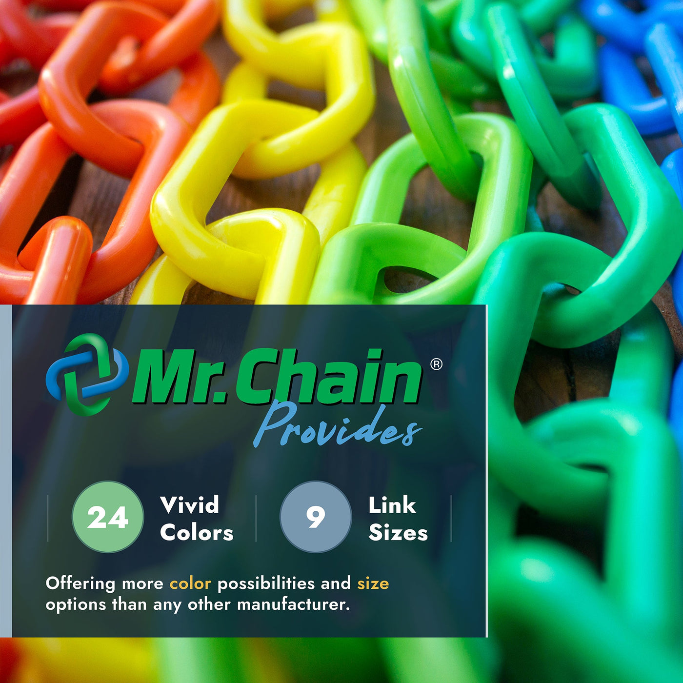 Green Plastic Chain — Mr. Chain